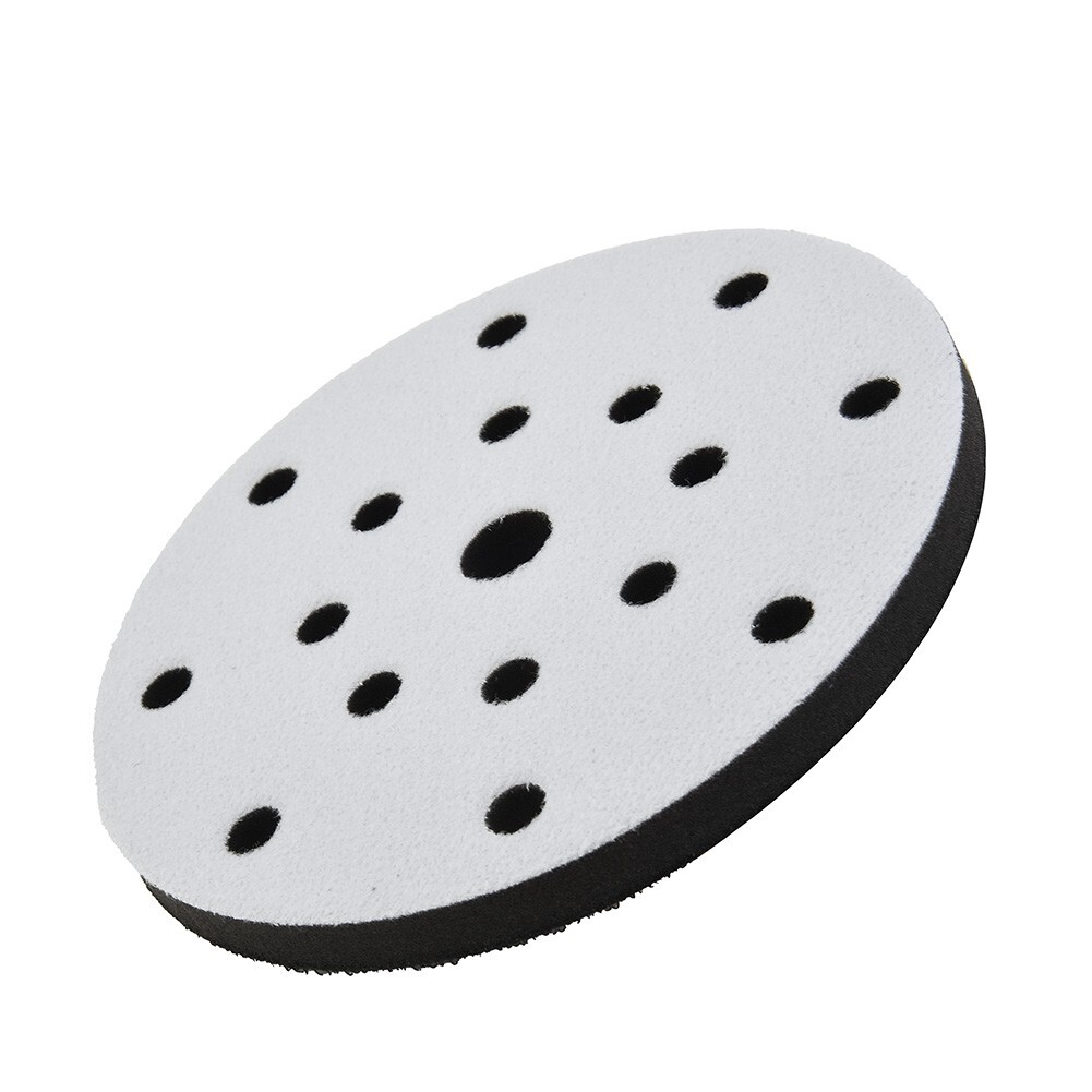 150mm 17 Hole Dust-Free Soft Sponge Interface Sanding Pad Sander ...
