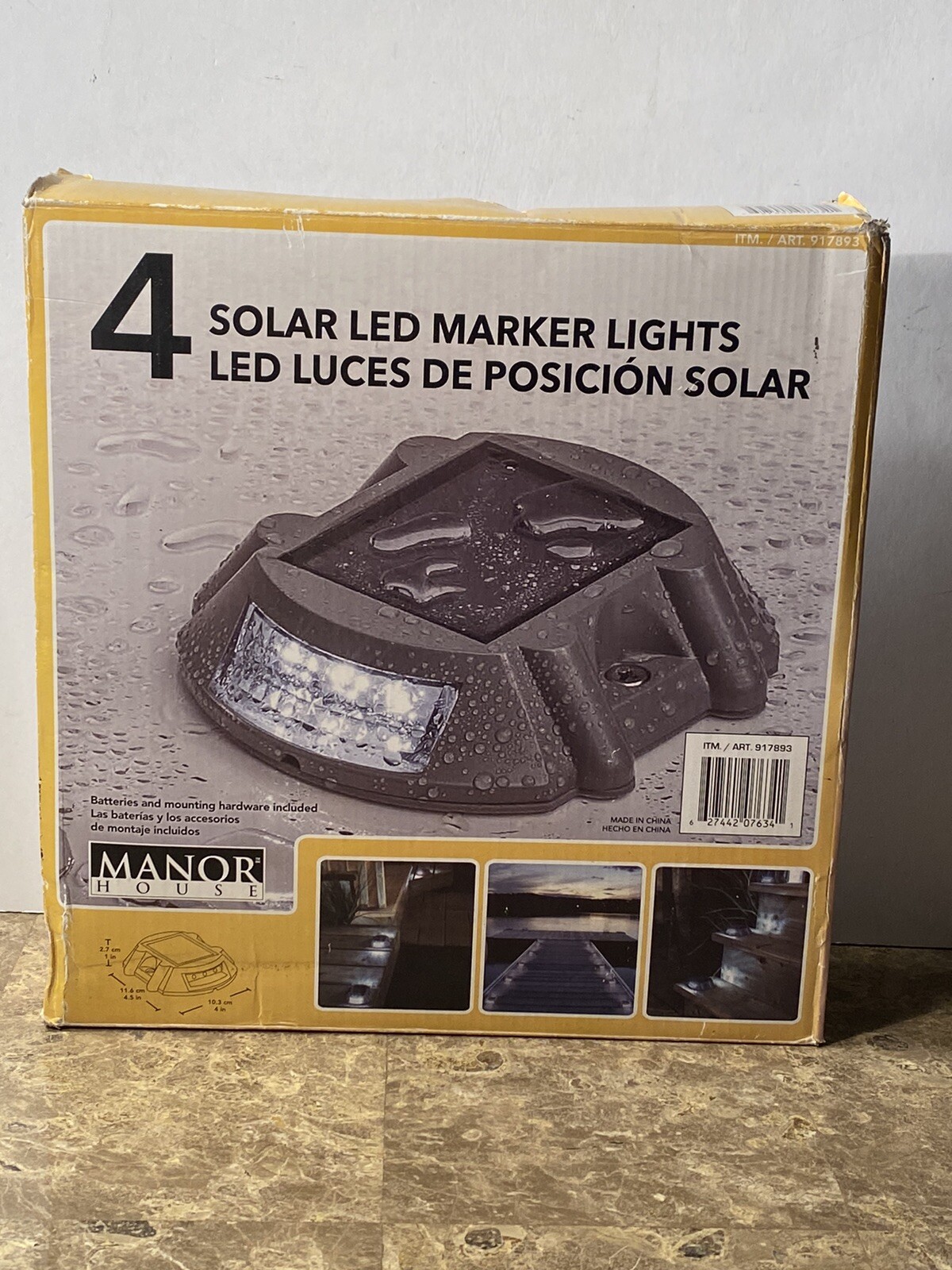 Manor House Solar LED Marker Lights, Deck Lights, Fence Lights ...