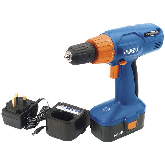Draper 71385 14.4-volt Variable-speed Cordless Combination Screwdriver ...