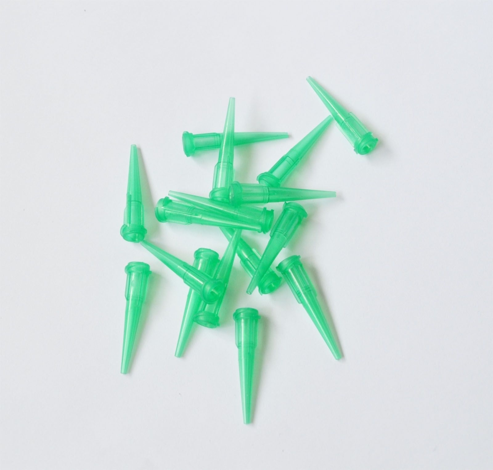 100pcs 18Gauge Green TT Liquid dispenser Needles plastic tapered tips ...