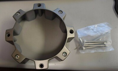 NEW TSW OPEN CENTER HUB CAP WITH SCREWS M-914 BK10 CCBR2H816570DT GRAY ...