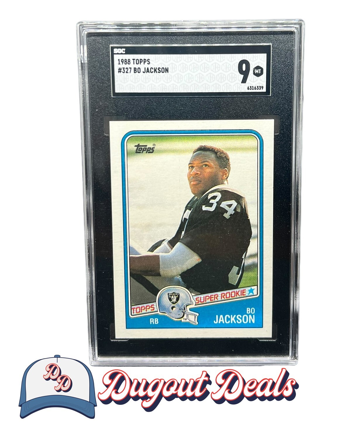 1988 Topps Football Bo Jackson Rookie Card SGC 9 MINT | eBay