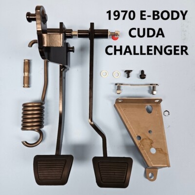 Mopar 1970 E-Body Clutch Brake Pedal Kit A833 4-speed 426 Hemi AAR T/A ...