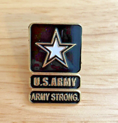US Army Pin Army STRONG Logo Lapel Hat Pin New | eBay