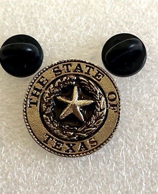 The State Of Texas Seal Round Lapel Pin | eBay