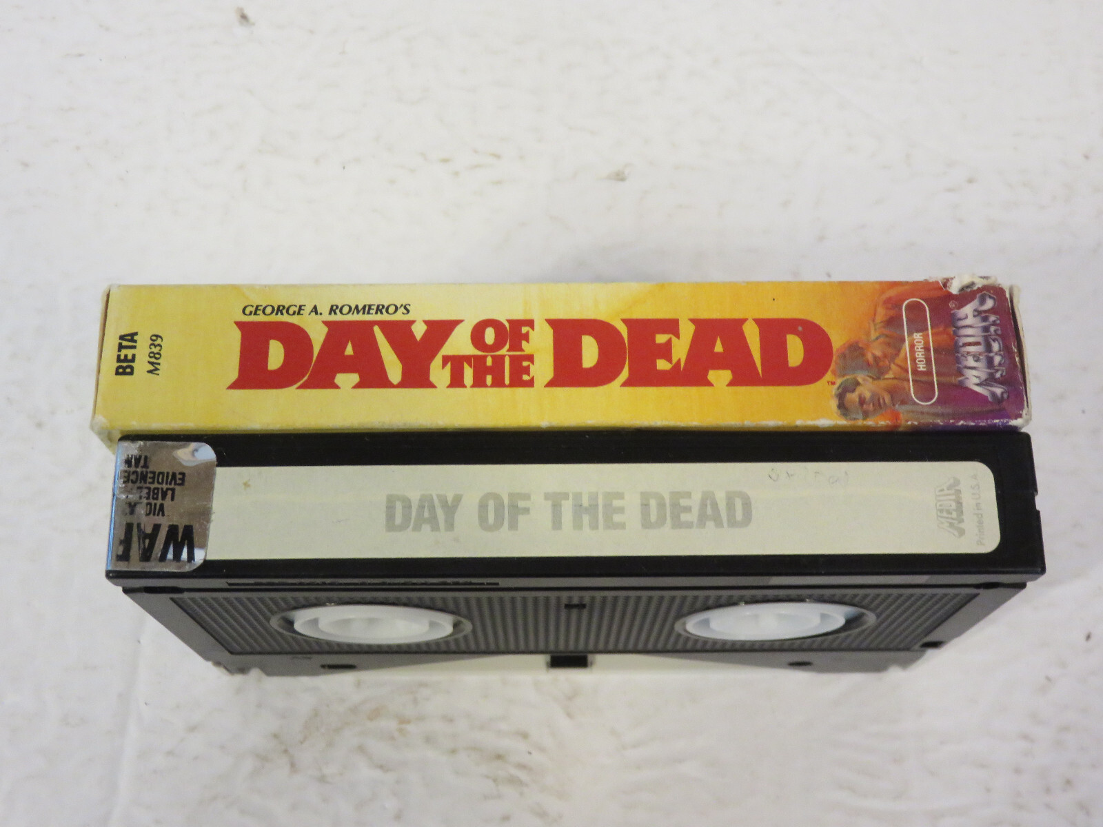 DAY OF THE DEAD ROMERO ZOMBIE THRILLER HORROR HOME VIDEO BETA BETAMAX ...