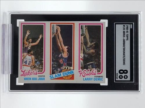 ABDUL-JABBAR SHUMATE DEMIC 1980-81 TOPPS BASKETBALL #132 SGC 8 Q1774 | eBay