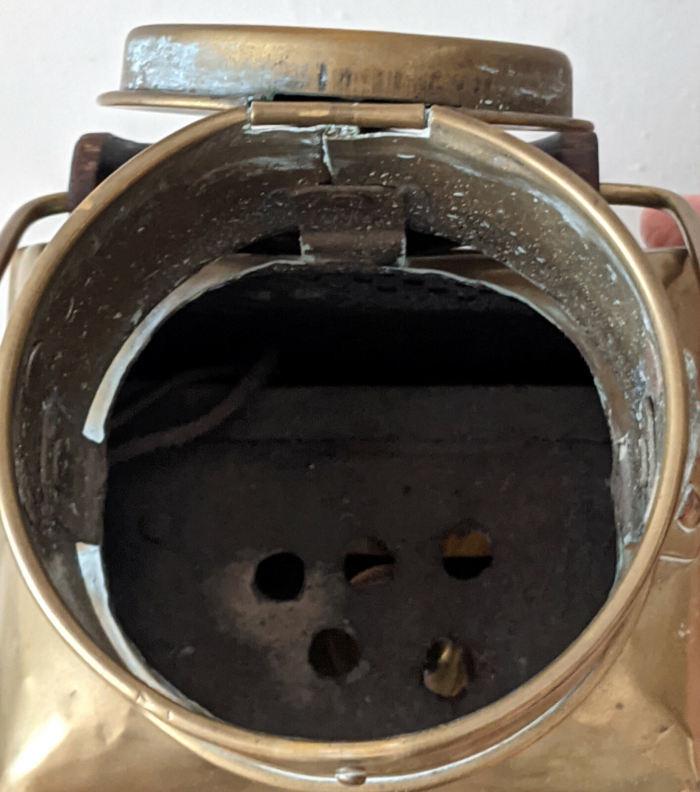 Eli Griffiths & Sons 1916 Birmingham British Ship Brass Bulpitt Lantern ...