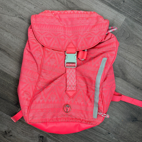 Ivivva by Lululemon Girls Backpack Bag Neon Pink Blue 17.5" x 12" | eBay