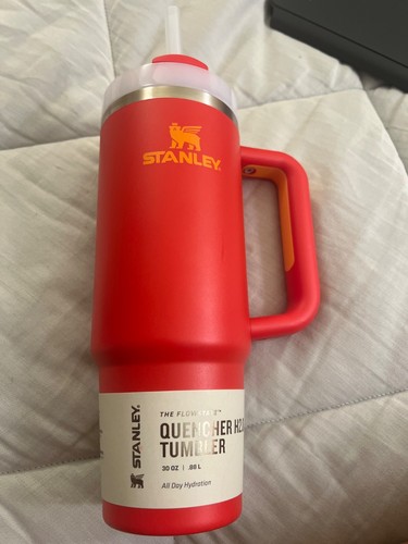 Stanley Quencher H2.0 30oz Flowstate Tumbler Red and orange | eBay