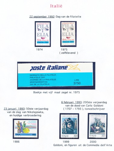 XE51317 Italy 1993 stamp day historical figures fine lot MNH | eBay