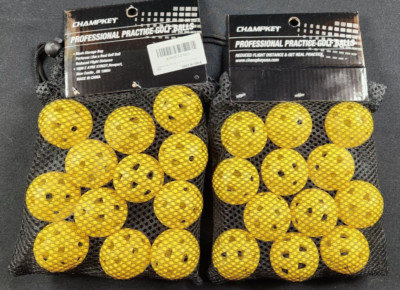 24 Pack Champkey Professional Practice Golf Balls ~ Yellow ~ Free ...
