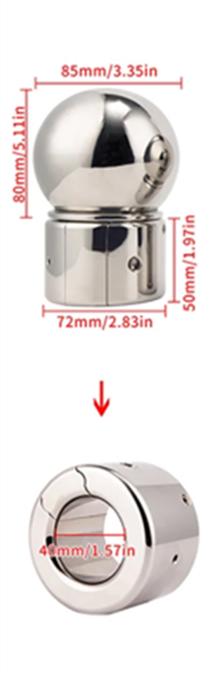Super Weight Testicles Ball Stretcher Male Heavy Duty Scrotum Pendant ...