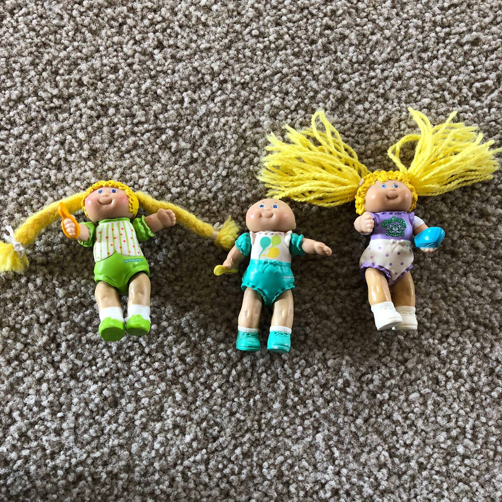 Vintage Cabbage Patch Kids Mini Figurines Lot of 5 | eBay