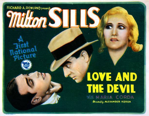 Love And The Devil Poster Ben Bard Milton Sills Maria Corda Old Movie ...
