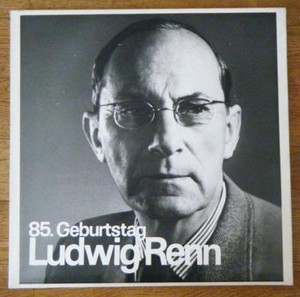 Bild Wandbild Foto von Ludwig Renn 85. Geburtstag deutscher ...