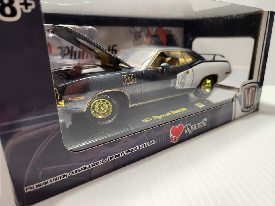 M2 MACHINES 1971 PLYMOUTH CUDA 340 R76 19-17 1:24 CHASE | eBay