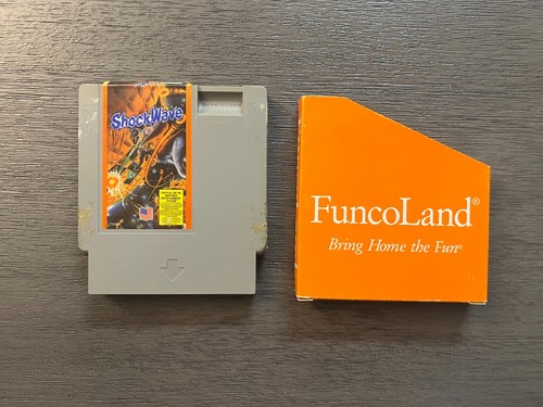 Rare vintage unlicensed game Shockwave. Published by American Game ...