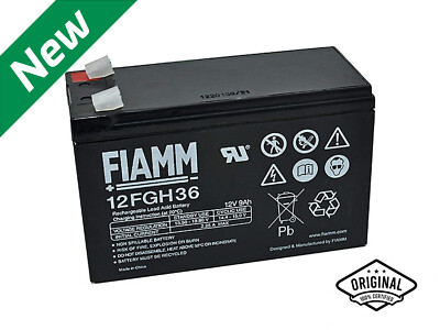 Batteria Al Piombo Per Scariche Rapide 12V 9Ah Lunga durata FIAMM ...