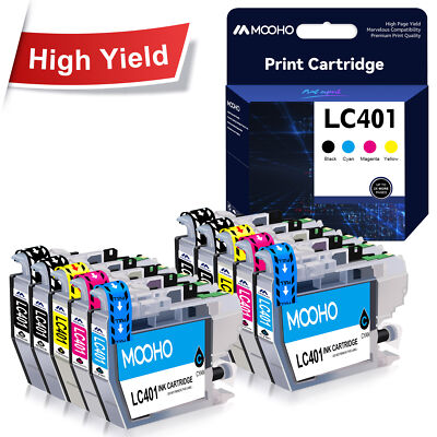 LC401 LC401XL Black Color Ink Cartridge for Brother MFC-J1010DW MFC ...