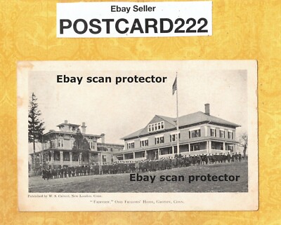 CT Groton 1901-09 udb antique postcard FAIRVIEW ODD FELLOWS HOME ...
