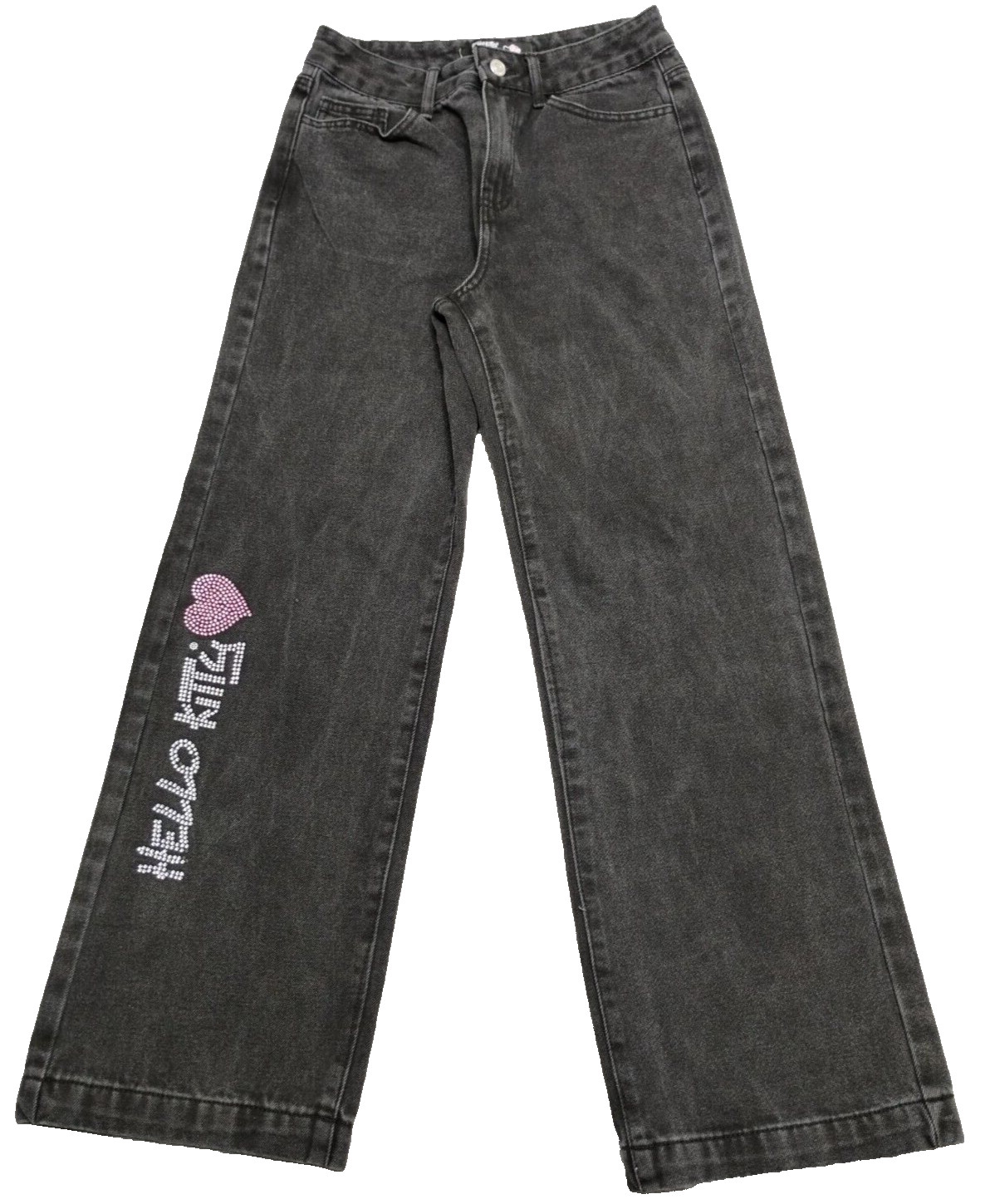 Hello Kitty X Forever 21 Women's High Rise Wide Leg J… - Gem