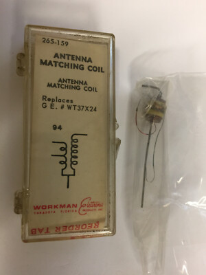 265-159 ANTENNA MATCHING COIL REPLACES GE WT37X24 NOS | eBay
