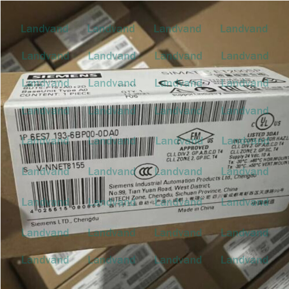 Siemens 1PC NEW 6ES7 193-6BP00-0DA0 Base unit module IN BOX | eBay