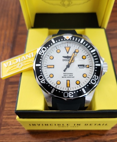 Invicta Men 60mm Large White Dial "Creamsicle" Luminous Pro Diver 48030 ...