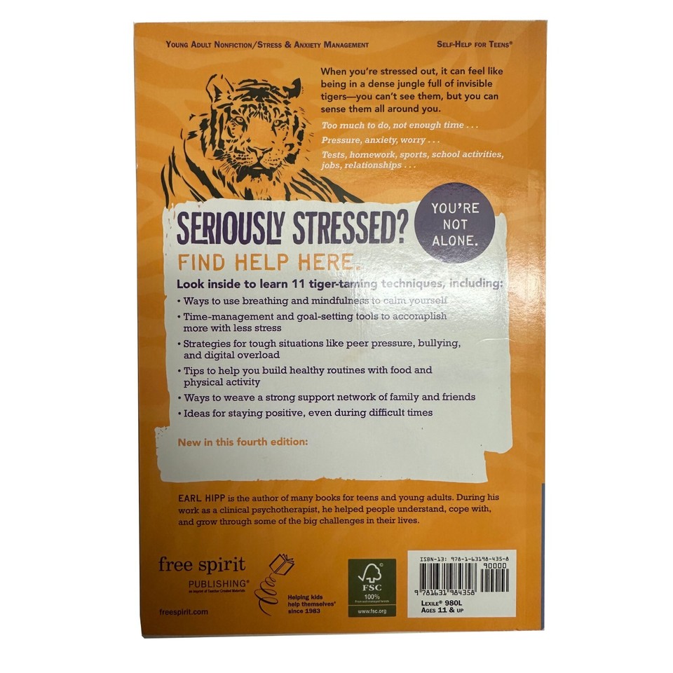 Fighting Invisible Tigers: Stress Management for Teens (Paperback, Very ...