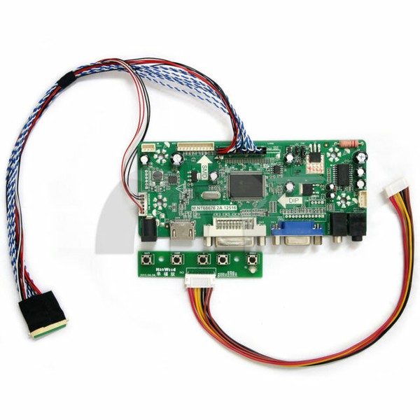 LCD Controller Board Driver Kit for N156bge-l41 HDMI DVI VGA M.nt68676 ...