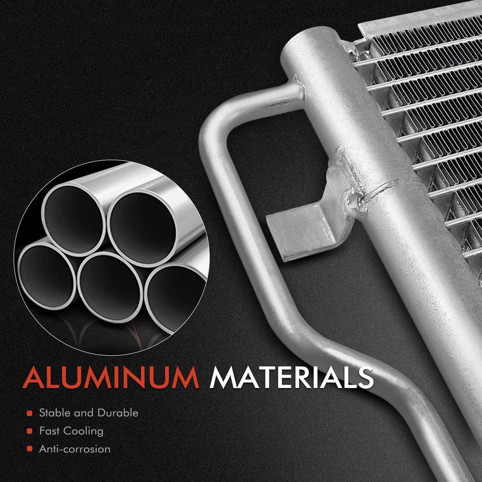 Aluminum AC Condenser w/ Receiver Drier for Mazda 3 2019-2021 CX-30 ...