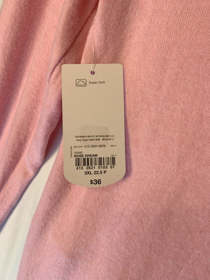 Xersion sweater in size 3XL Pink hoodie long sleeve Super Soft Rayon ...