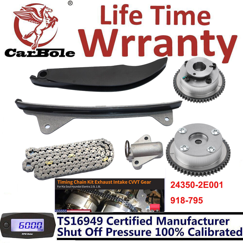 New For Kia Soul 2.0L L4 Timing Chain Exhaust Intake CVVT Gear Kit ...