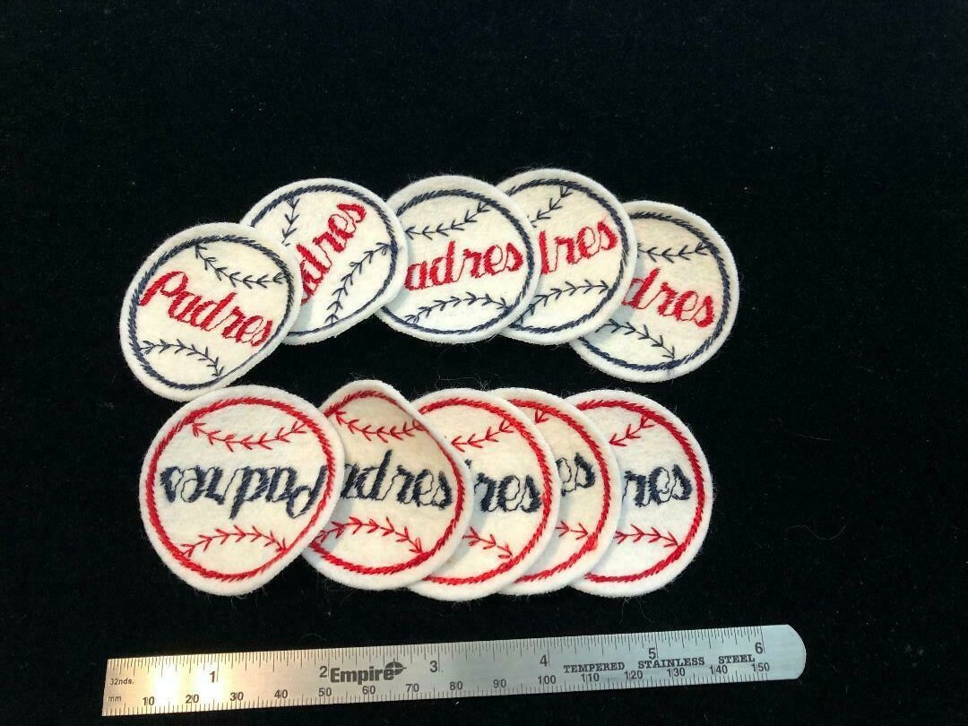 NEW Set of TEN San Diego Padres PCL Vintage Patches - Xtra patch sets ...