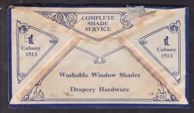 TWO SIDES - RAY H. SUTTER SHADE SHOPPE, 1932, CLAYTON, MO. | eBay