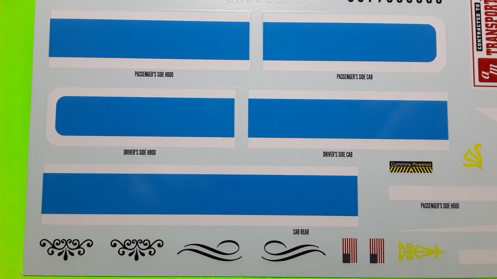 Autocar A64B 1/25 DC-9964B waterslide decal sheet hauling Co license ...