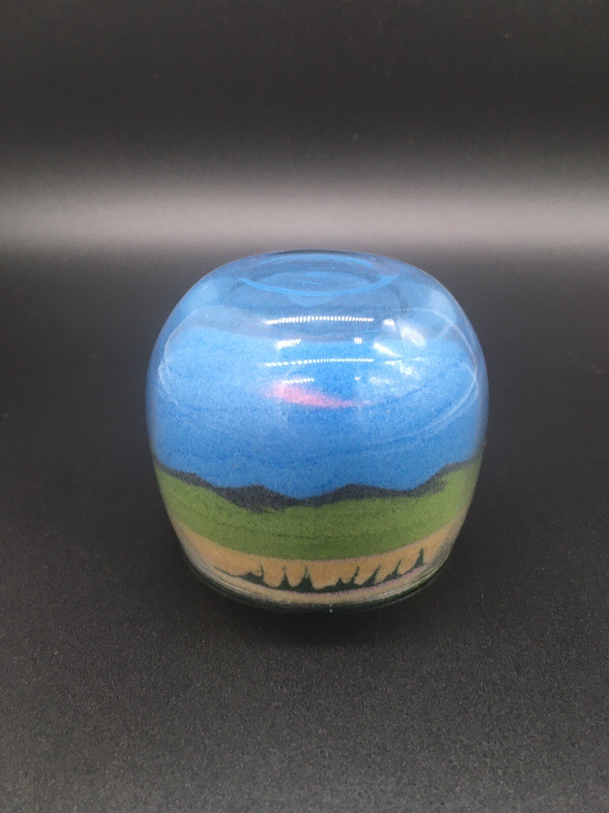 Sand Art Paperweight Painted Desert Sands | eBay