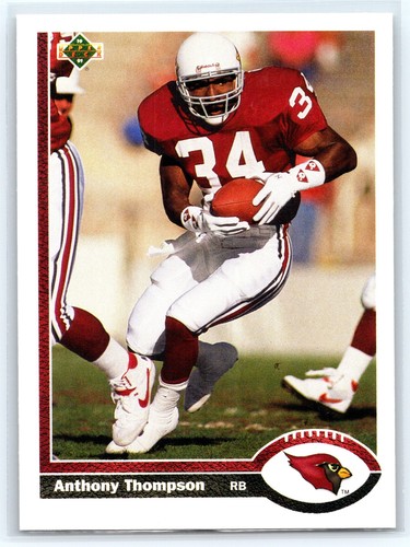 1991 Upper Deck #449 Anthony Thompson Football Phoenix Cardinals | eBay