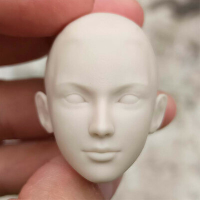 1/6 Scale Alive And Dead Beautiful Girl Head Sculpt Unpainted Fit 12 ...