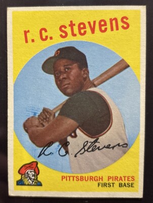 1959 Topps #282 RC Stevens VG/Ex Corner Wear No Crease | eBay