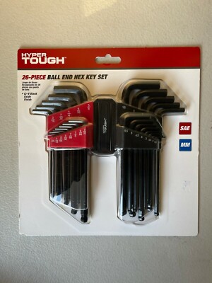 Brand New Hyper Tough Heavy Duty 26 Piece Ball End Hex Key Set | eBay