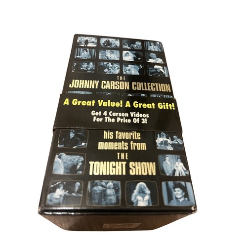 Johnny Carson Collection VHS 4-Pack Favorite Moments from The Tonight Show 1994 | eBay