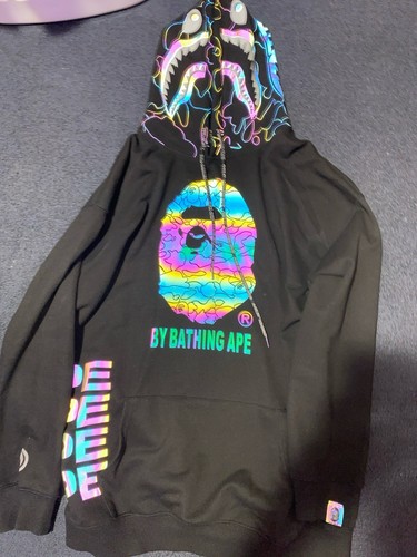 Reflective Bape Hoodie Size Xl | eBay