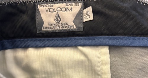 NWT VOLCOM Size 38 Men’s VMONTY Stretch Shorts Charcoal Gray | eBay
