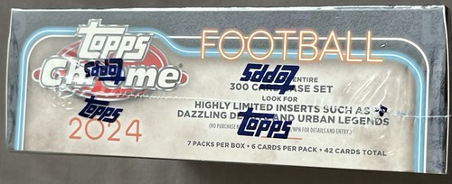 2024 Topps Chrome Football Cards Mega Box *New Factory Sealed* 🔥 | eBay
