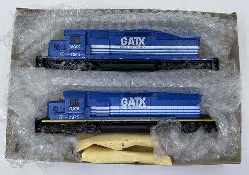 HO Athearn 2202 GATX Leasing Lease SD40-2 Powered & Dummy Diesel ...