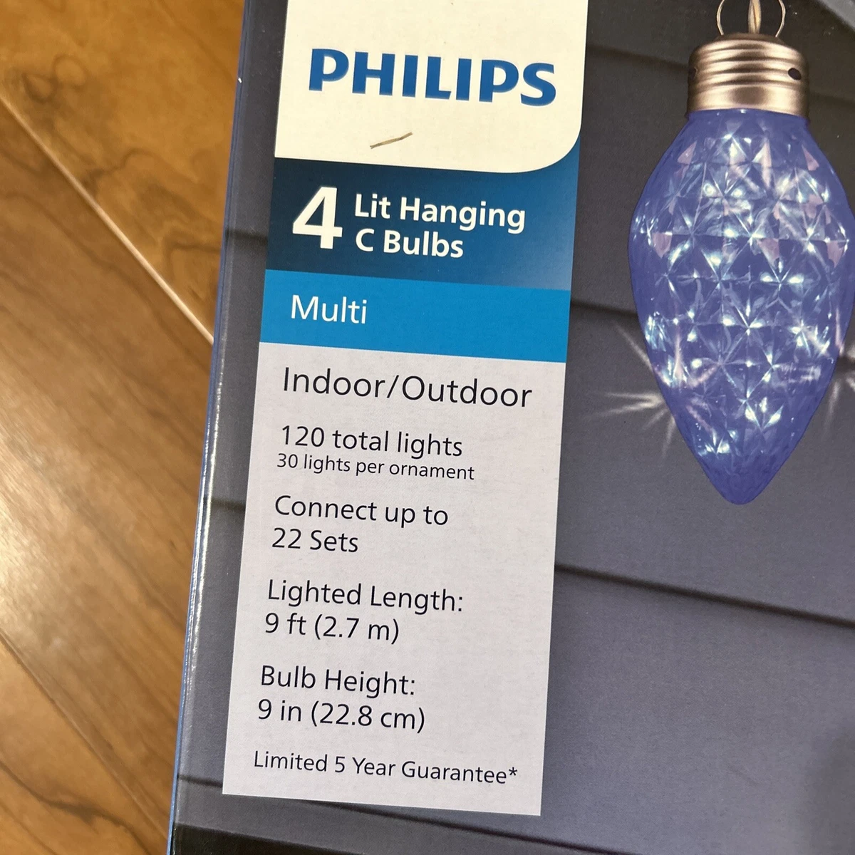 Lit Light Bulb Hanging