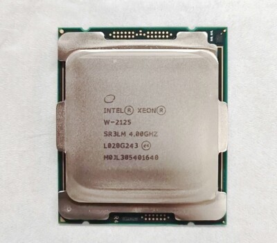Intel Xeon W-2125 4.00GHz 4 Core 8 Thread LGA2066 SR3LM Server CPU ...