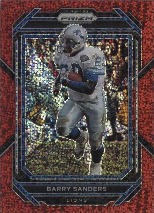 2022 Panini Prizm - Barry Sanders #102 Red Sparkle Prizm for sale ...